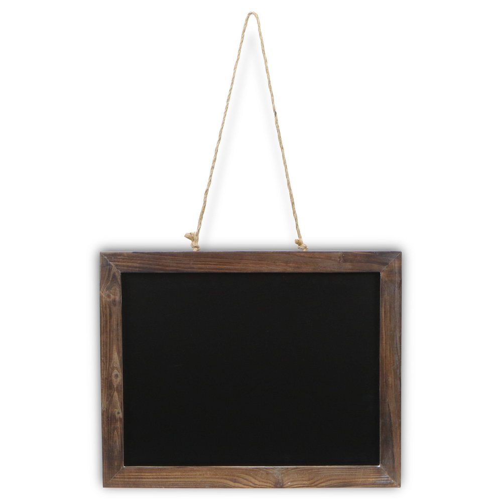 15" X 19" Brown Wood Hanging Chalkboard – Tempo Collection Furniture ...